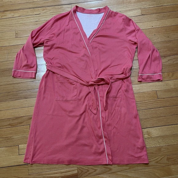 L.L. Bean | Intimates & Sleepwear | Ll Bean Womens Supima Cotton Robe ...